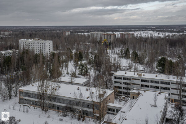 Pripyat in Winter from a rooftop – Forgotten Chernobyl